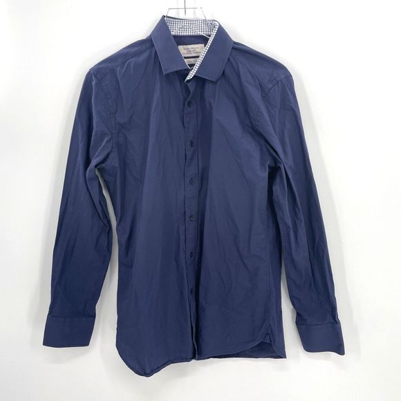 Gianni Feraud | Shirts | Gianni Feraud Mens Dress Shirt 6 Slim Fit Blue ...